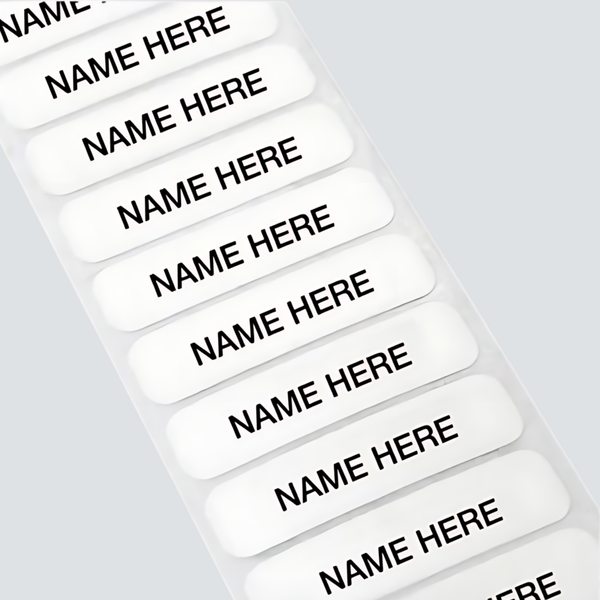 Iron on name tags X 10